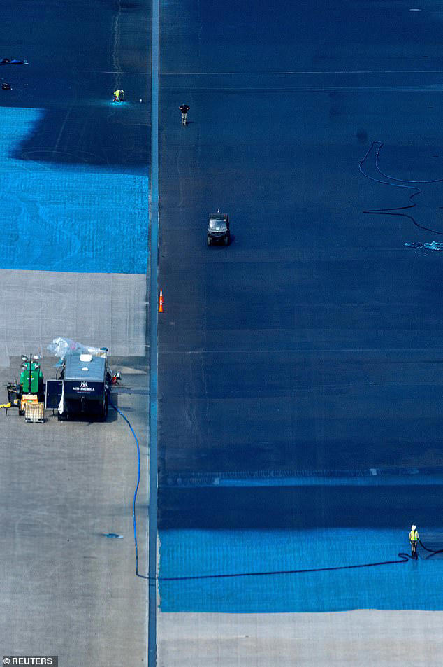 Trump gives sneak peek of new Reflecting Pool offering stunning views ...