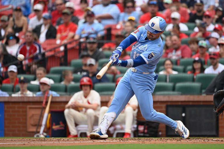 Photos from game 2 of Royals-Cardinals' I-70 series at Busch Stadium in ...