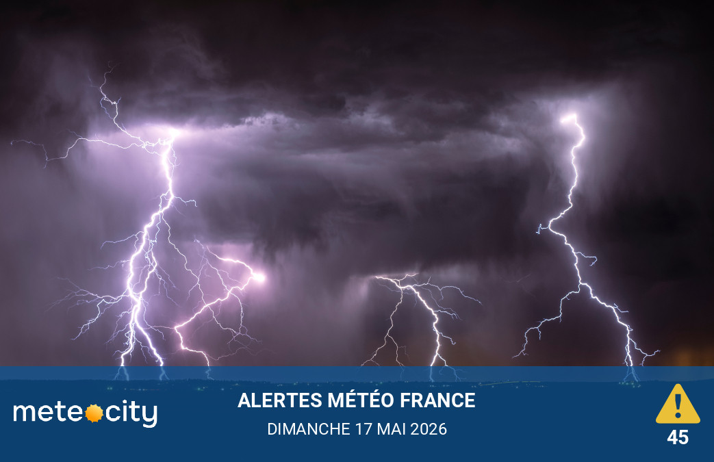 Alerte météo : 45 départements en vigilance orages et avalanche ce ...
