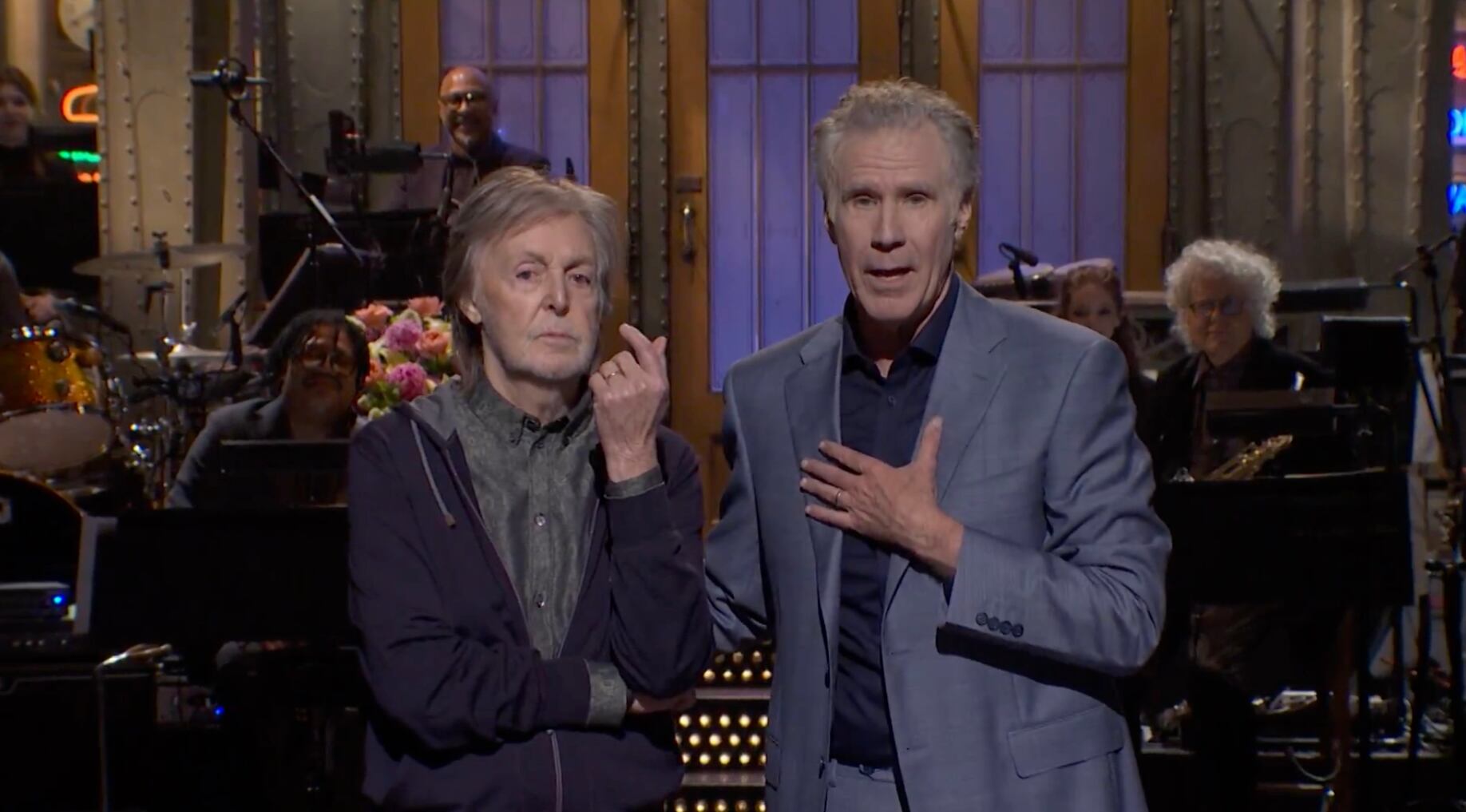 Will Ferrell gets upstaged by his rock star doppelganger on 'SNL'
