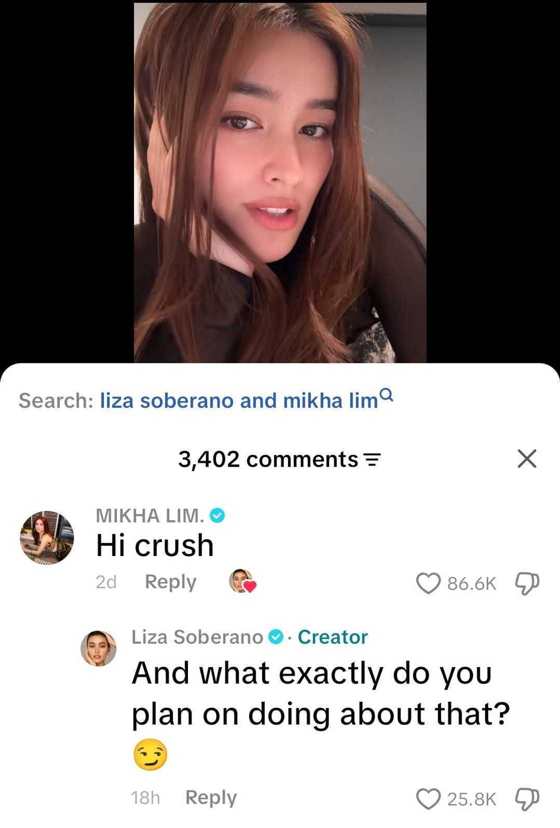 BINI Mikha at Liza Soberano, may agaw-pansing palitan ng komento online ...