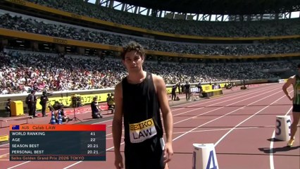 Jordan Anthony remporte le 200 m en 20''05 - Athlé - Continental Tour ...