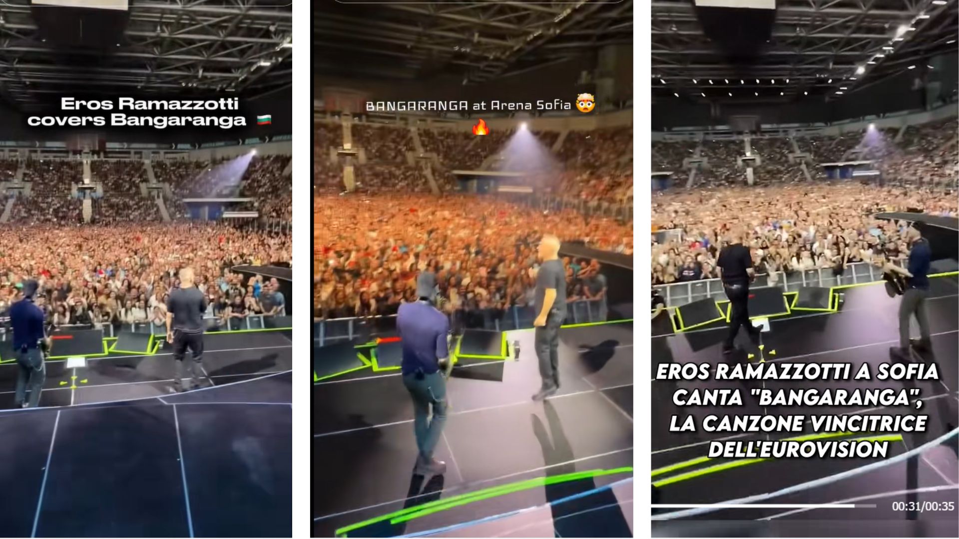 Il video di Eros Ramazzotti che saltella cantando Bangaranga è ...