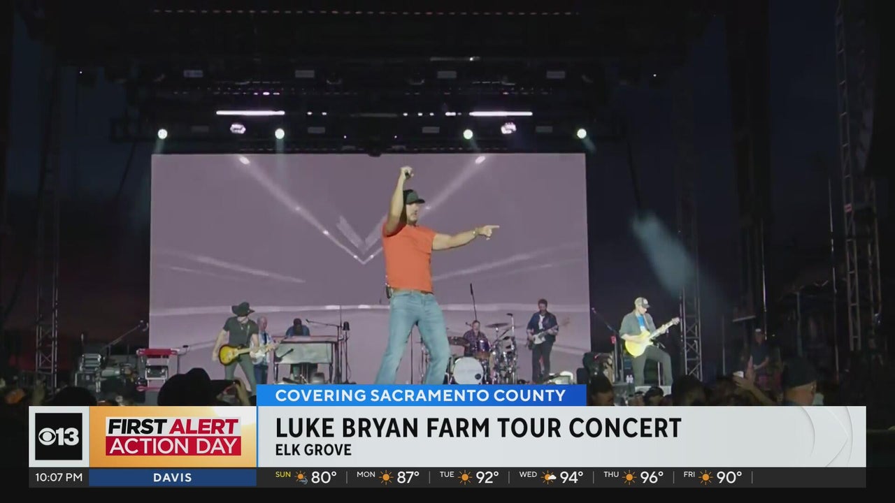 Thousands pack Elk Grove farm for Luke Bryan concert