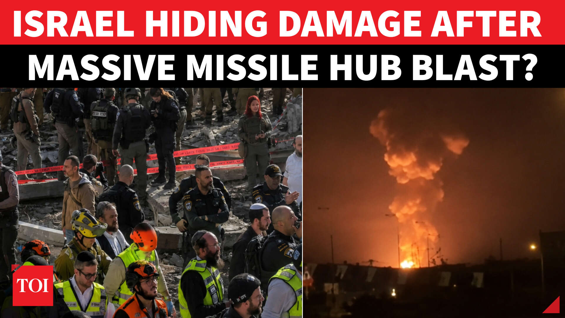 Israel 'seals off' blast site to hide damage at secret missile, nuclear ...