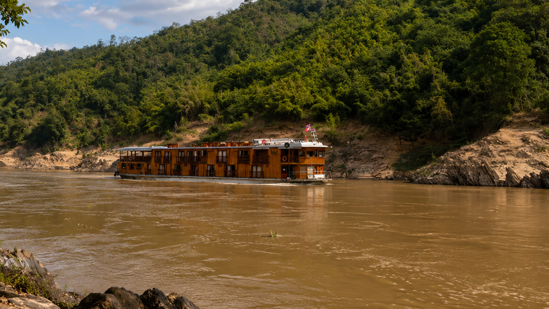 Cruising through Laos on the Mekong River