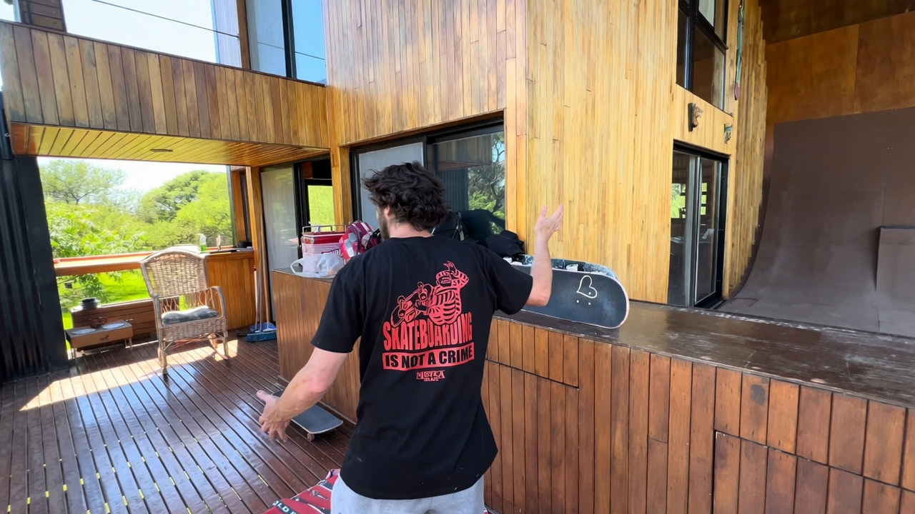 Touring a million dollar concept skate house in nature