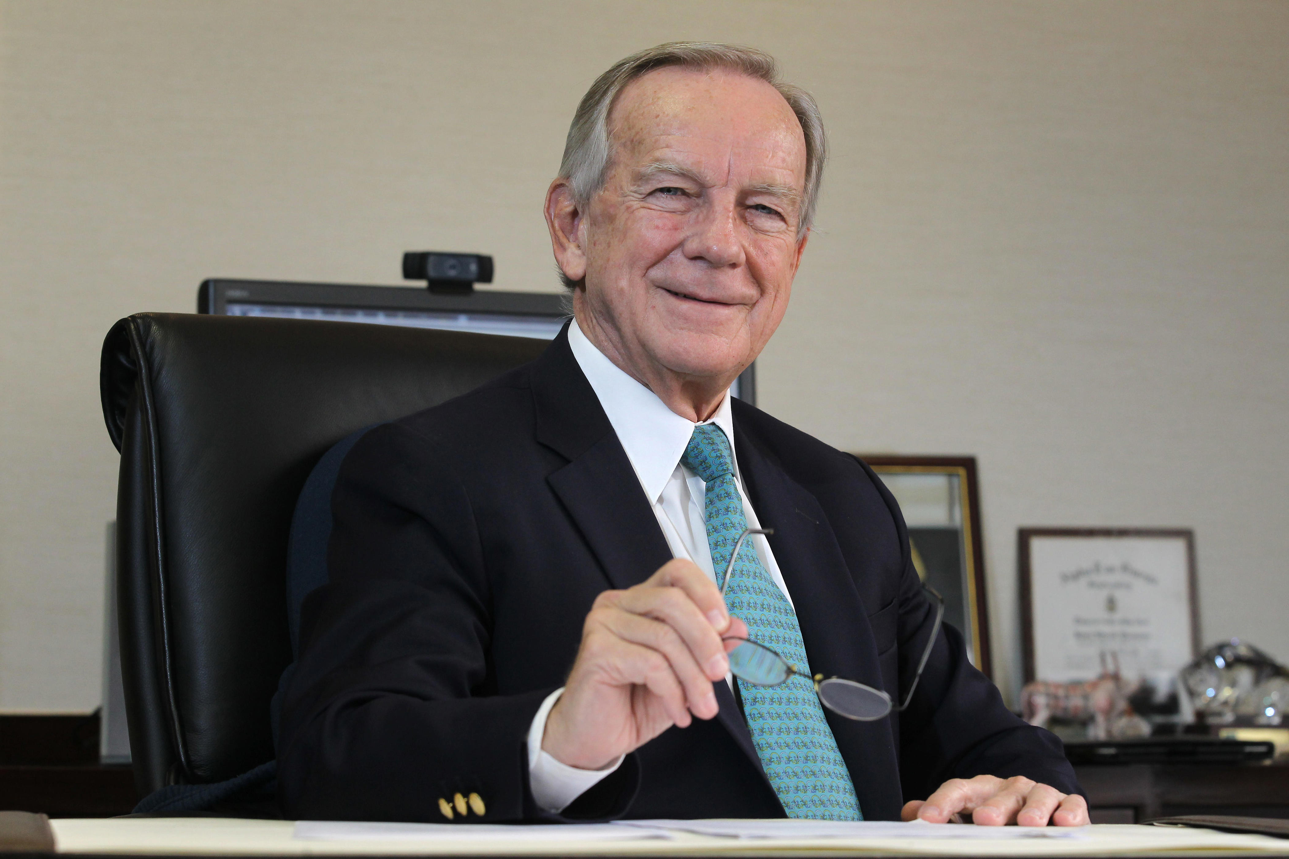 Billionaire Jim Thompson's daughter now runs his company. He reflects ...