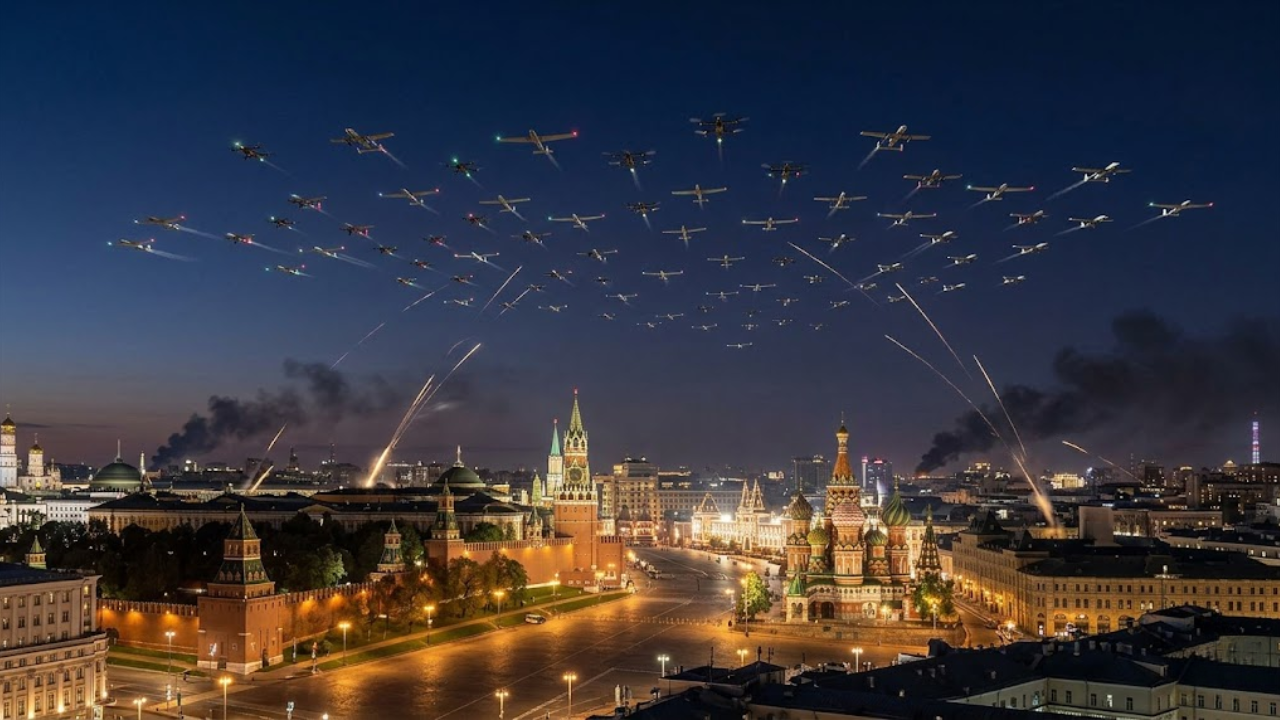 At least four killed as Ukrainian drone attacks hit Russia