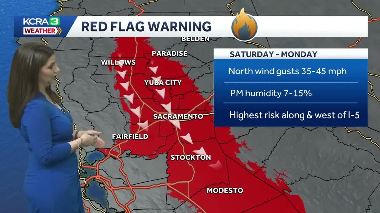 Red flag warning | May 17 fire risk forecast at 7 a.m.