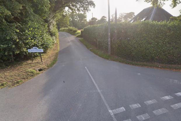 Two people rescued after vehicle rolls onto side in rural crash