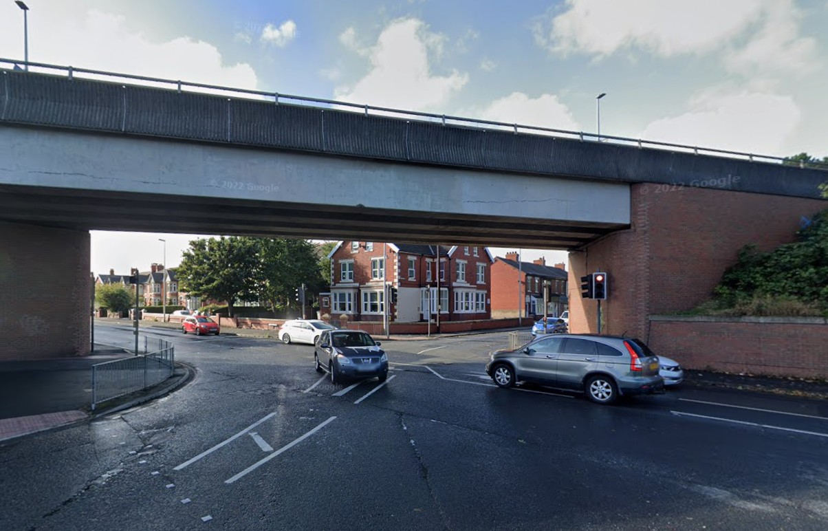 Driver injured in two car crash near Watson Road bridge, Blackpool ...