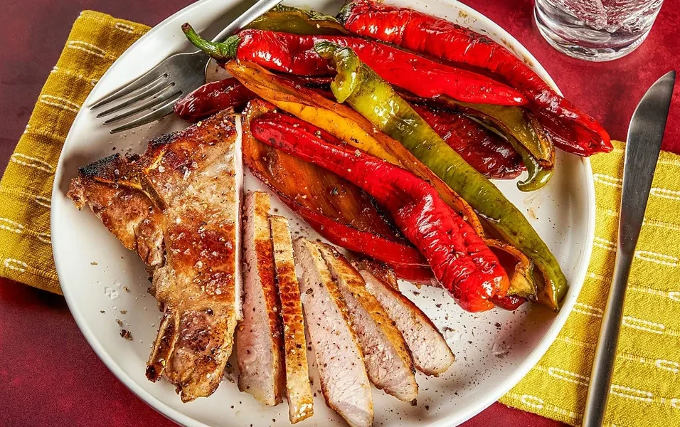 Chef Brian Walter says 400°F is ideal for pork chops