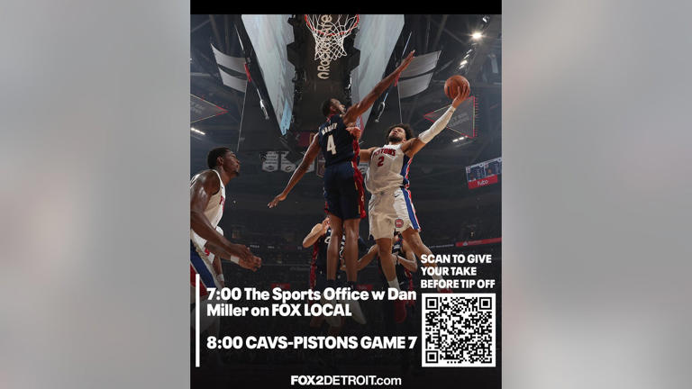 Detroit Pistons host Cavaliers in Game 7 with East finals berth at stake