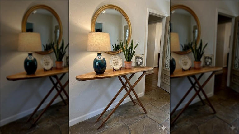 Don't toss an old ironing board — there's a great way to reuse it in ...