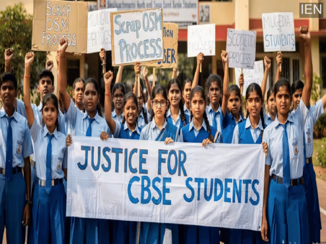 CBSE class 12 result controversy: Students protest against CBSE's OSM ...