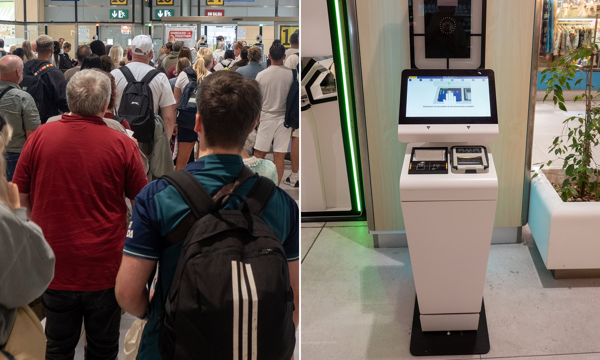 British tourists face massive airport queues coming home from Ibiza as ...