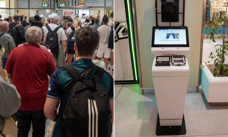 British tourists face massive airport queues coming home from Ibiza as ...