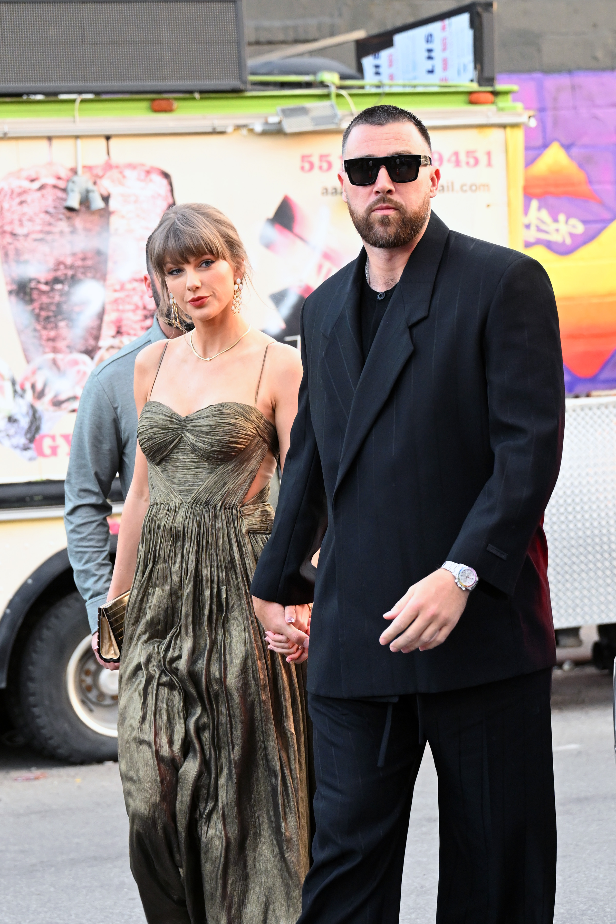 Taylor Swift and Travis Kelce attend private dinner in NYC as wedding ...