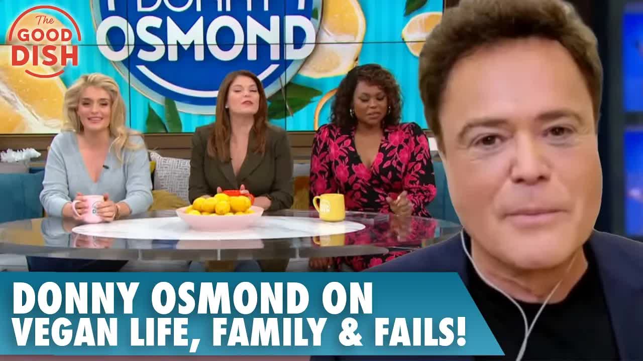 Dishin’ with Donny Osmond: Vegan life, family, & cooking fails | Good ...