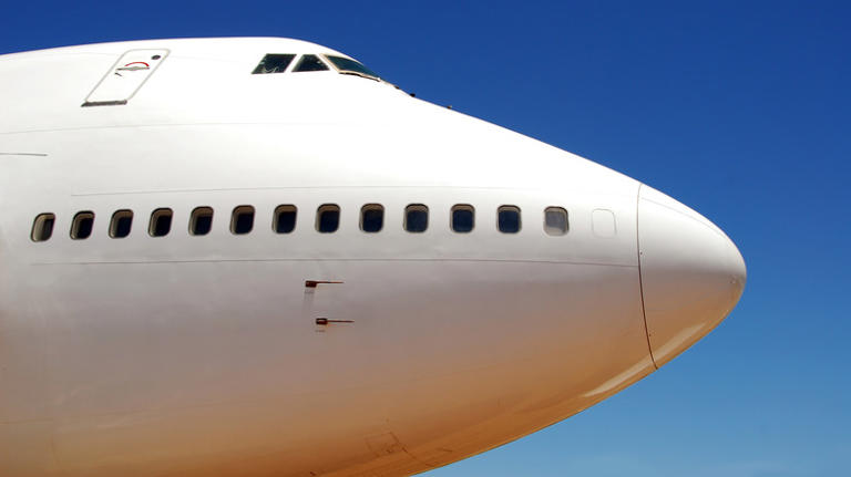 Why did old airplanes have black noses?