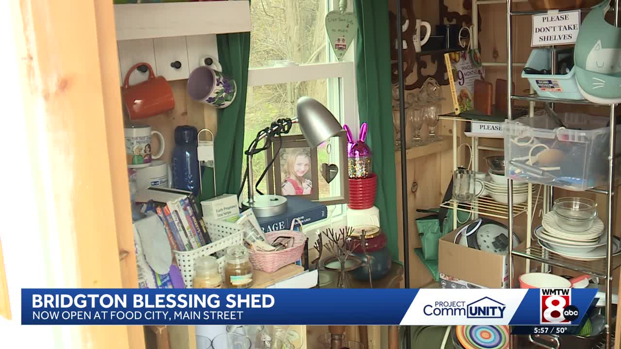 Bridgton Kindness Project opens blessing shed downtown
