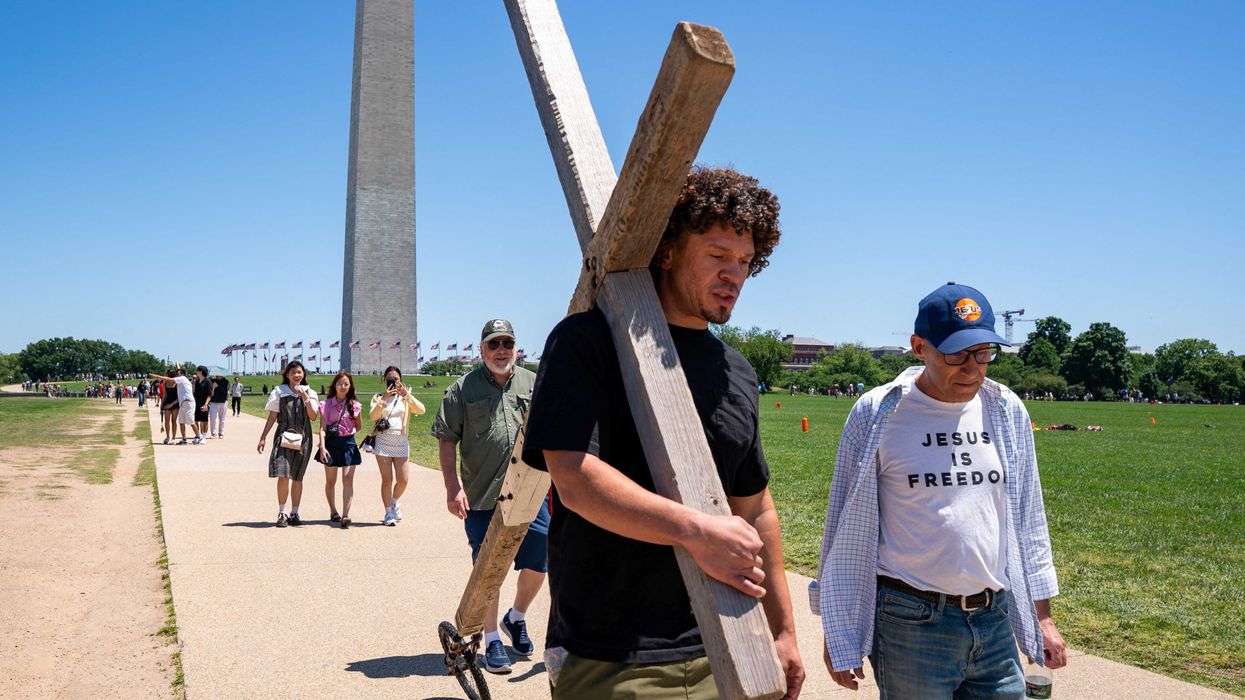 Christian group to erect 15-foot golden calf balloon to protest Trump ...