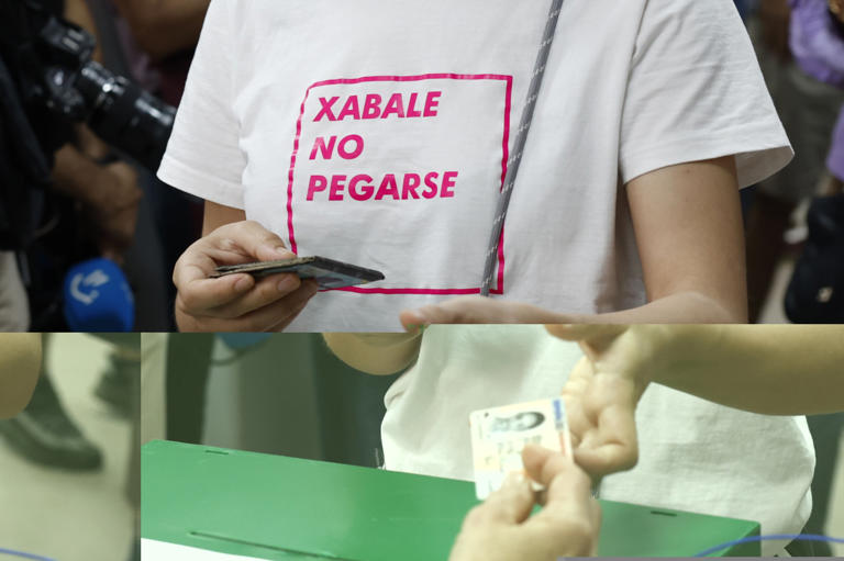 La participación en Andalucía es del 37,24% a las 14.00 horas, tres ...