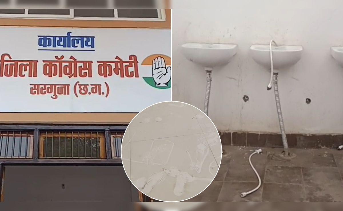 'Love you' note scribbled in dust after taps stolen from Congress ...
