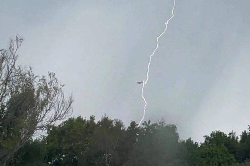 Horror moment easyJet plane struck by lightning minutes after UK take-off