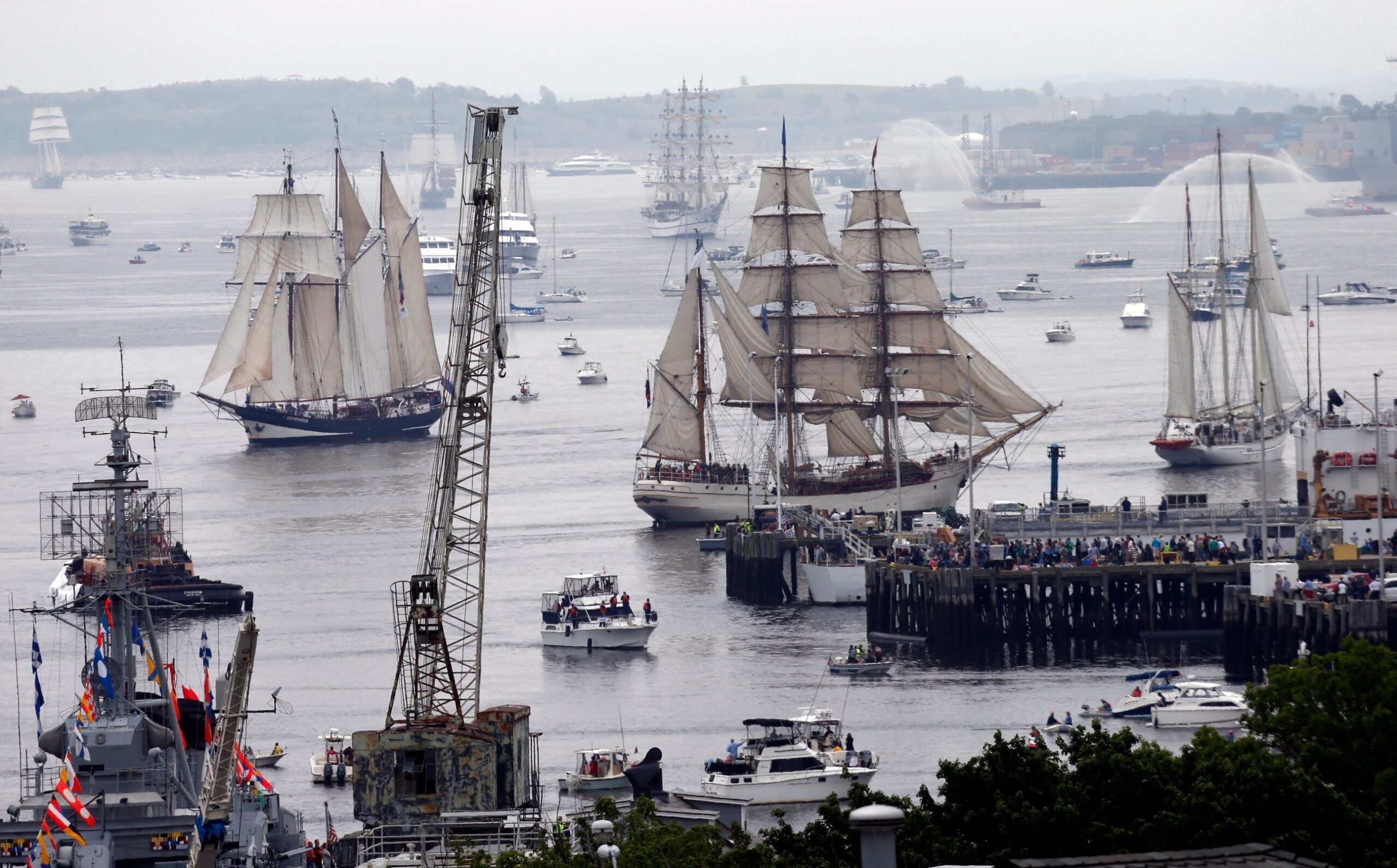 Flashback: A look at previous times tall ships have sailed into Boston