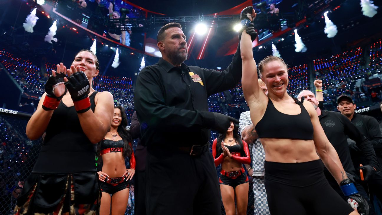 MVP MMA 1 results: Rousey, Ngannou earn big wins in promotional debut