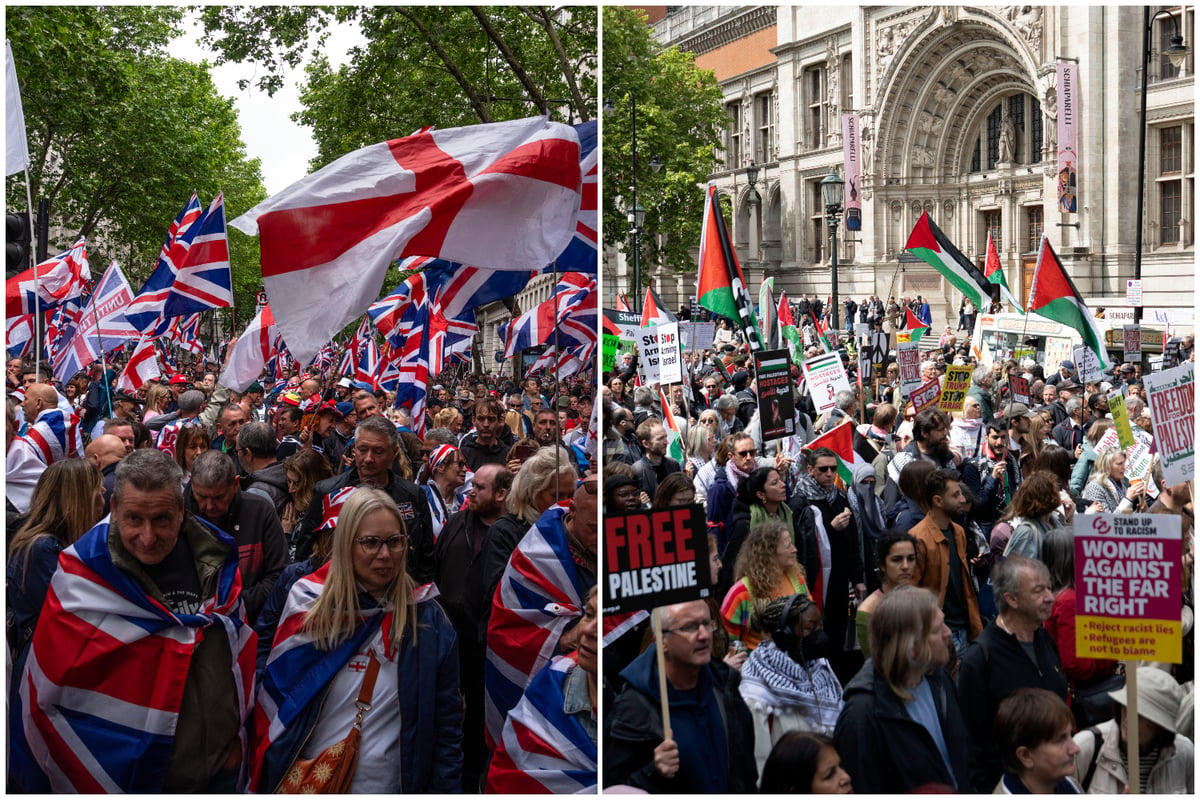 Full list of Unite the Kingdom and Nakba Day London protest arrests