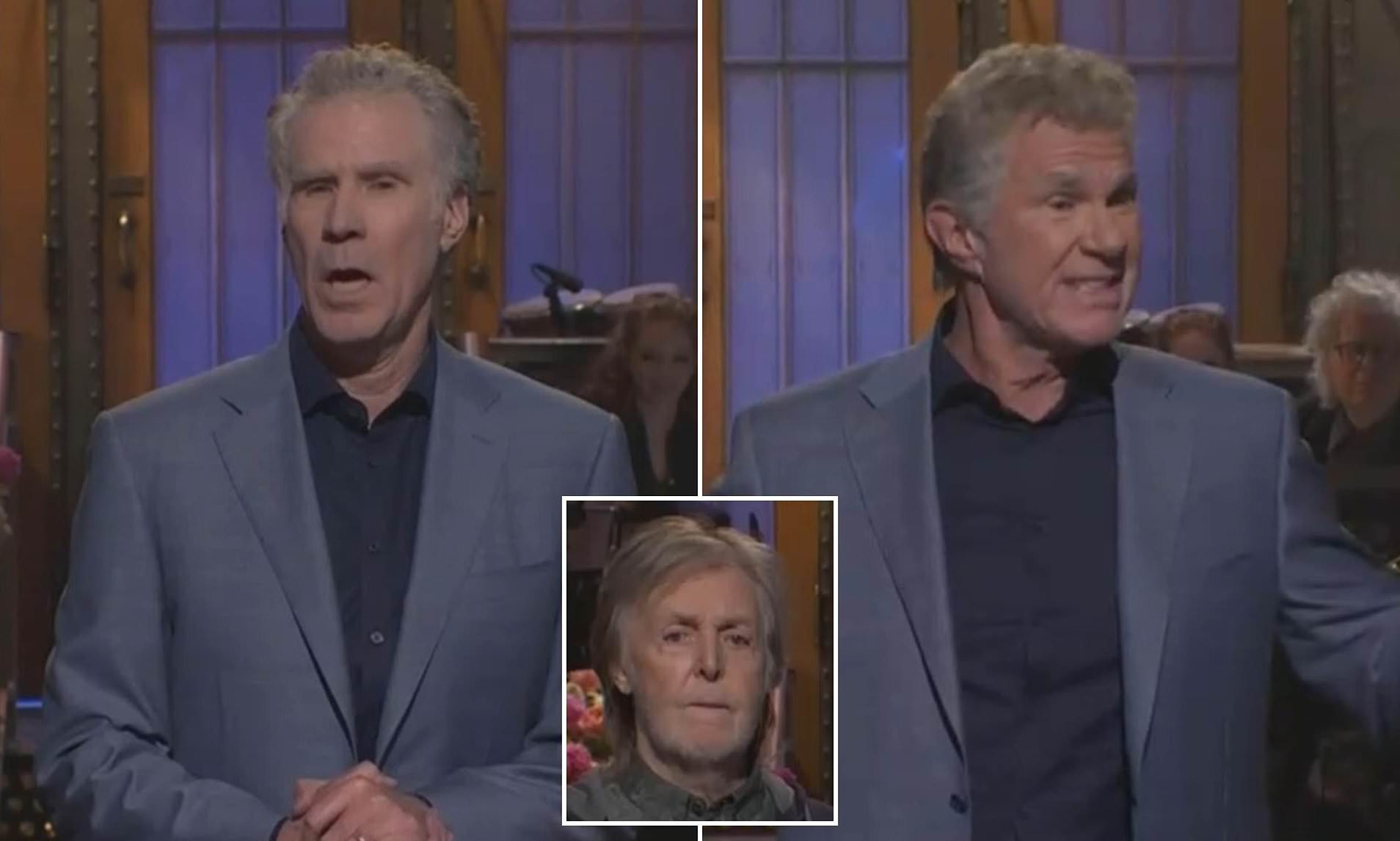 SNL audience duped by Will Ferrell look-alike who's also a famous rockstar
