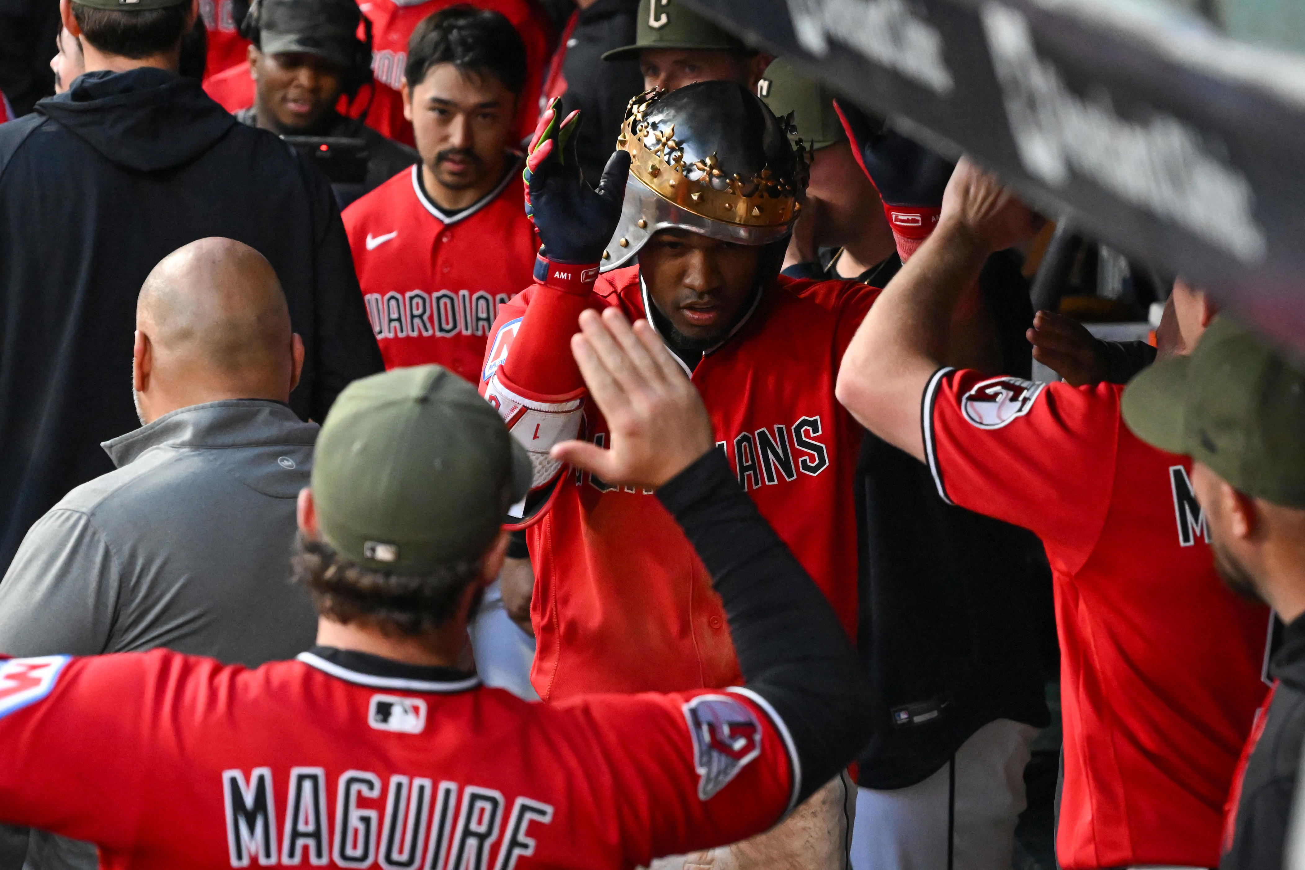 Angel Martinez's 'exponential growth' has Guardians manager excited
