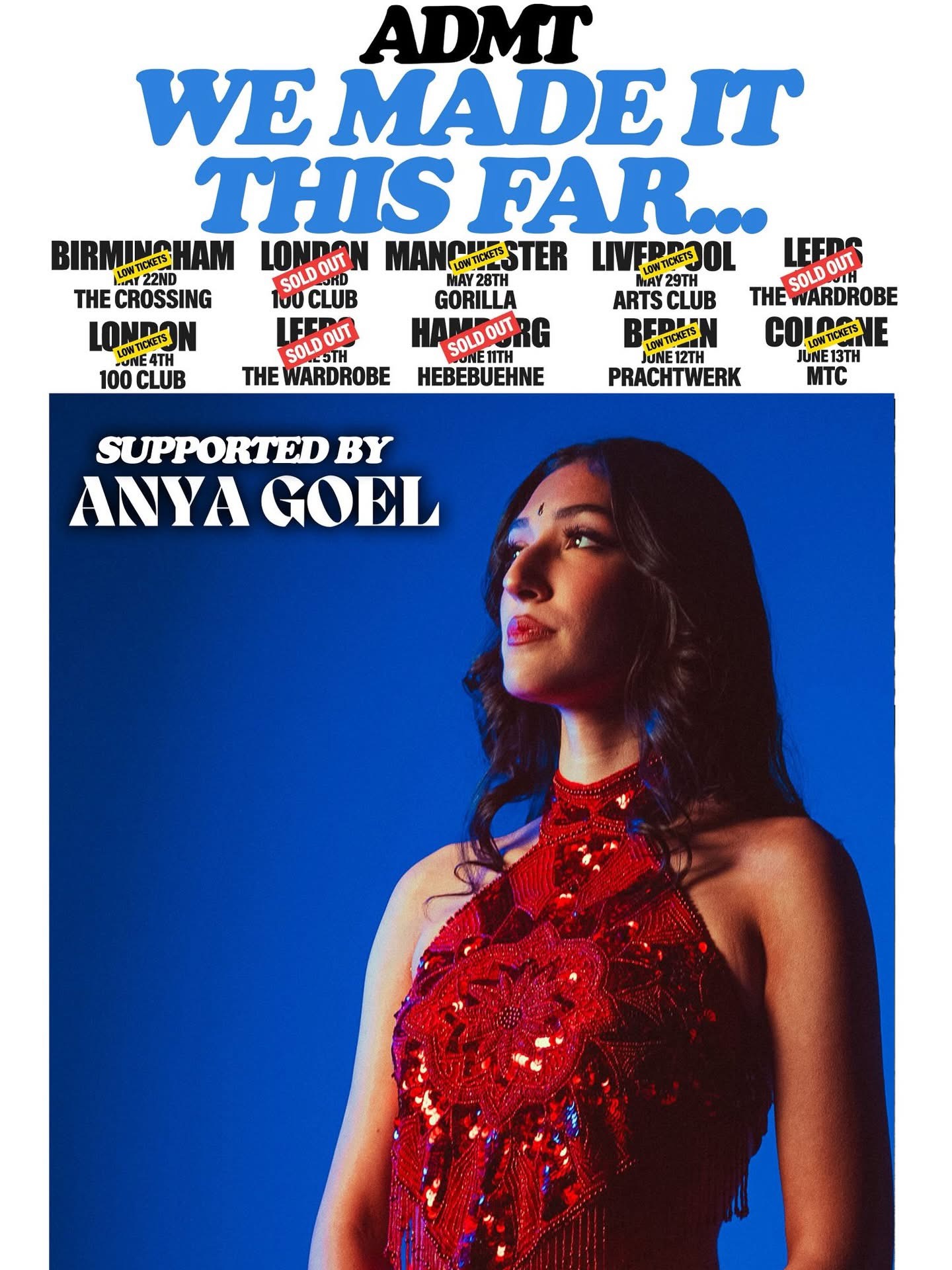 From Doncaster to global stages: Anya Goel joins ADMT on tour as ...