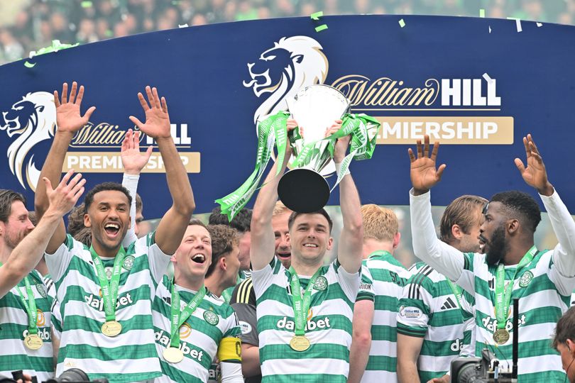 Celtic's Lanarkshire stars get hands on Premiership trophy after final ...