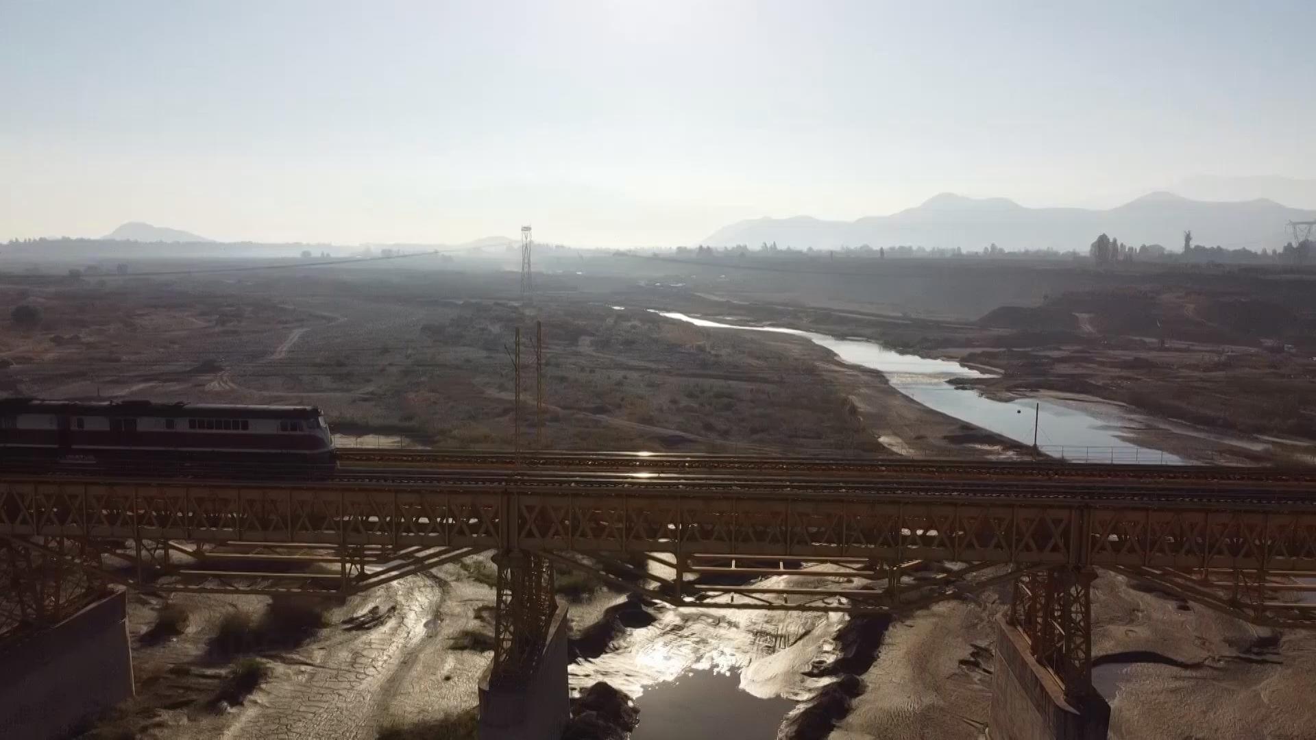 Onboard the vintage train whisking tourists around Chile's vineyards