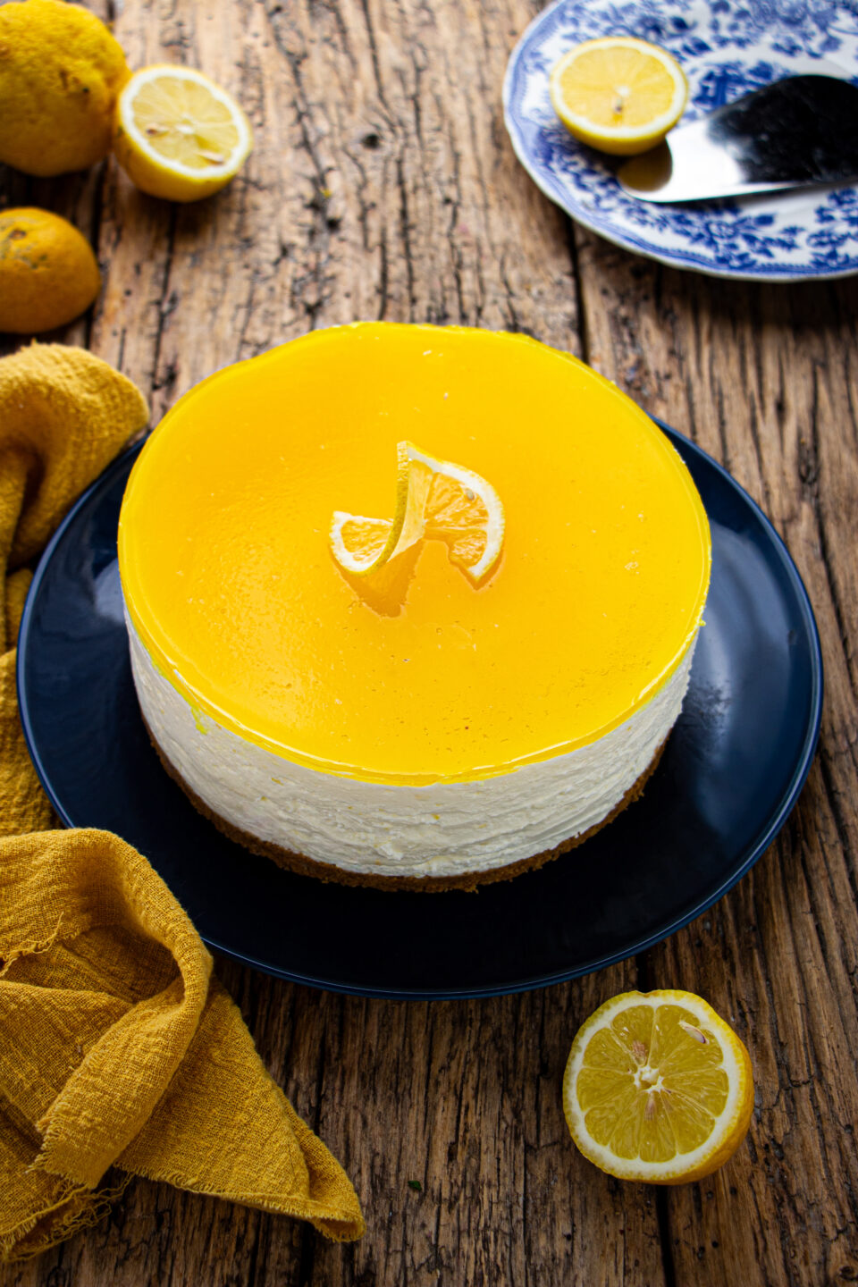 Cheesecake al limone senza cottura – fresca e cremosa