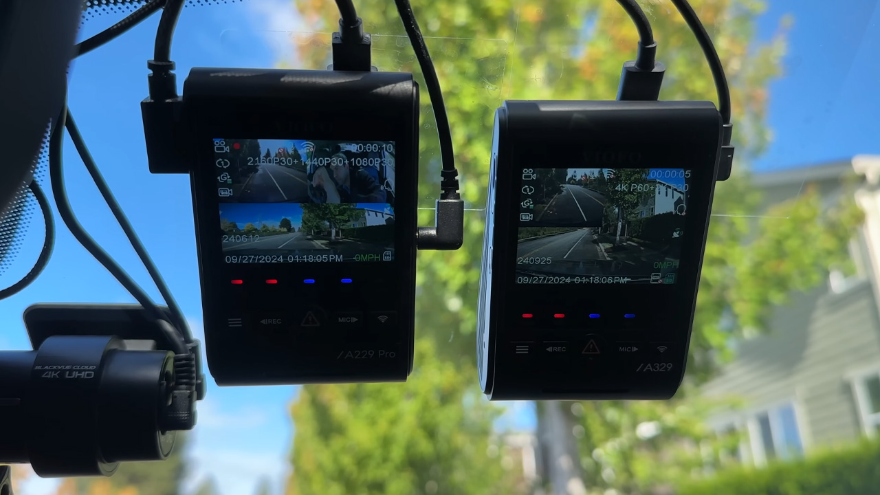 Comparing top flagship dashcams video quality and night vision performance