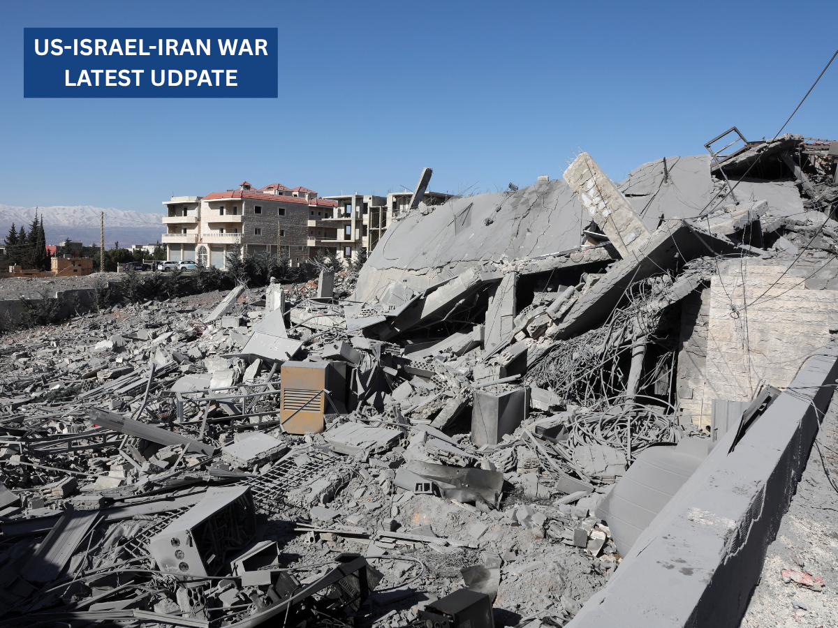 US-Israel-Iran war latest news: Israel strikes Bekaa Valley in Lebanon ...