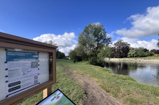 Town 'beach' on River Thames reopens for summer bathing season