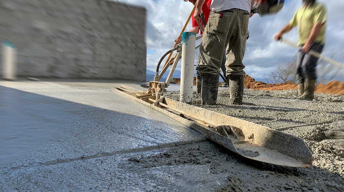 How to prep and pour a concrete slab