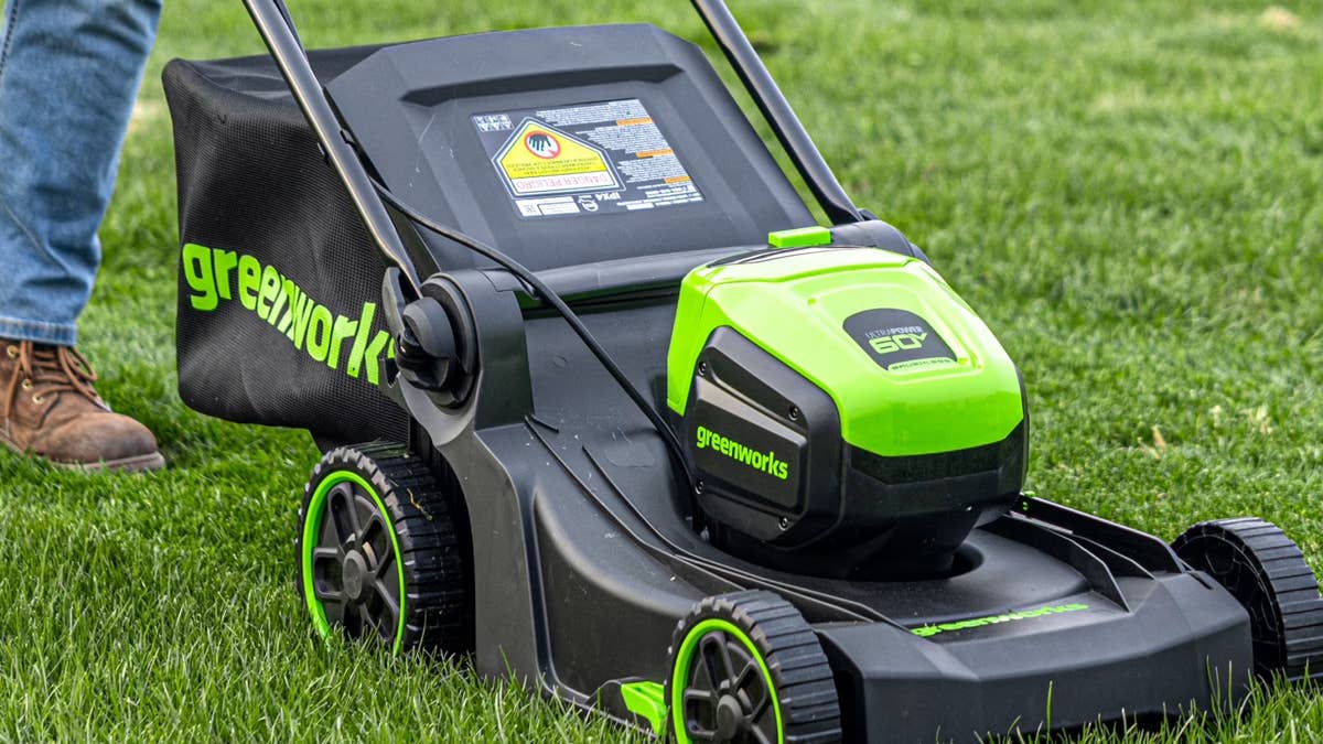 Walmart is selling Greenworks' 60V electric lawn mower for almost 40% off
