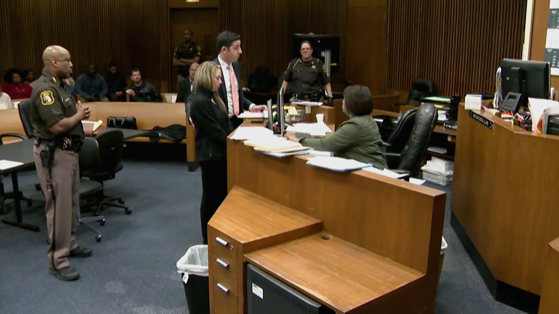 Woman gets arrested for laughing in court
