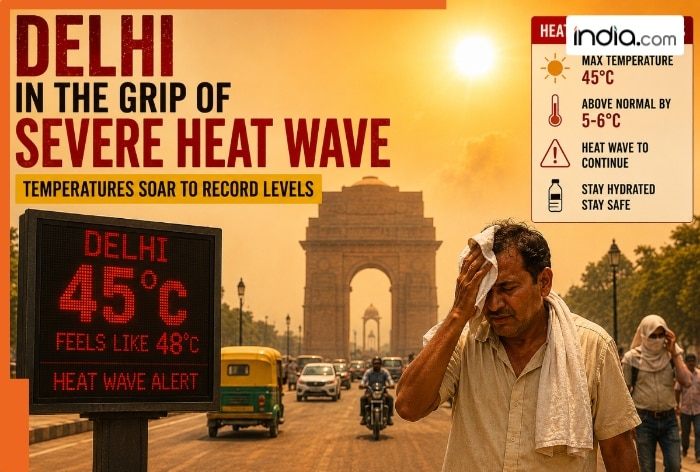 IMD issues severe heat wave alert for Delhi with temperature reaching ...