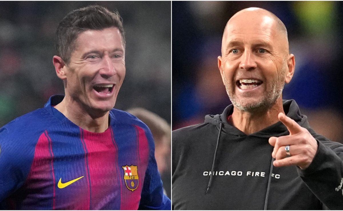 Robert Lewandowski leaves Barcelona as Chicago Fire head coach Gregg ...