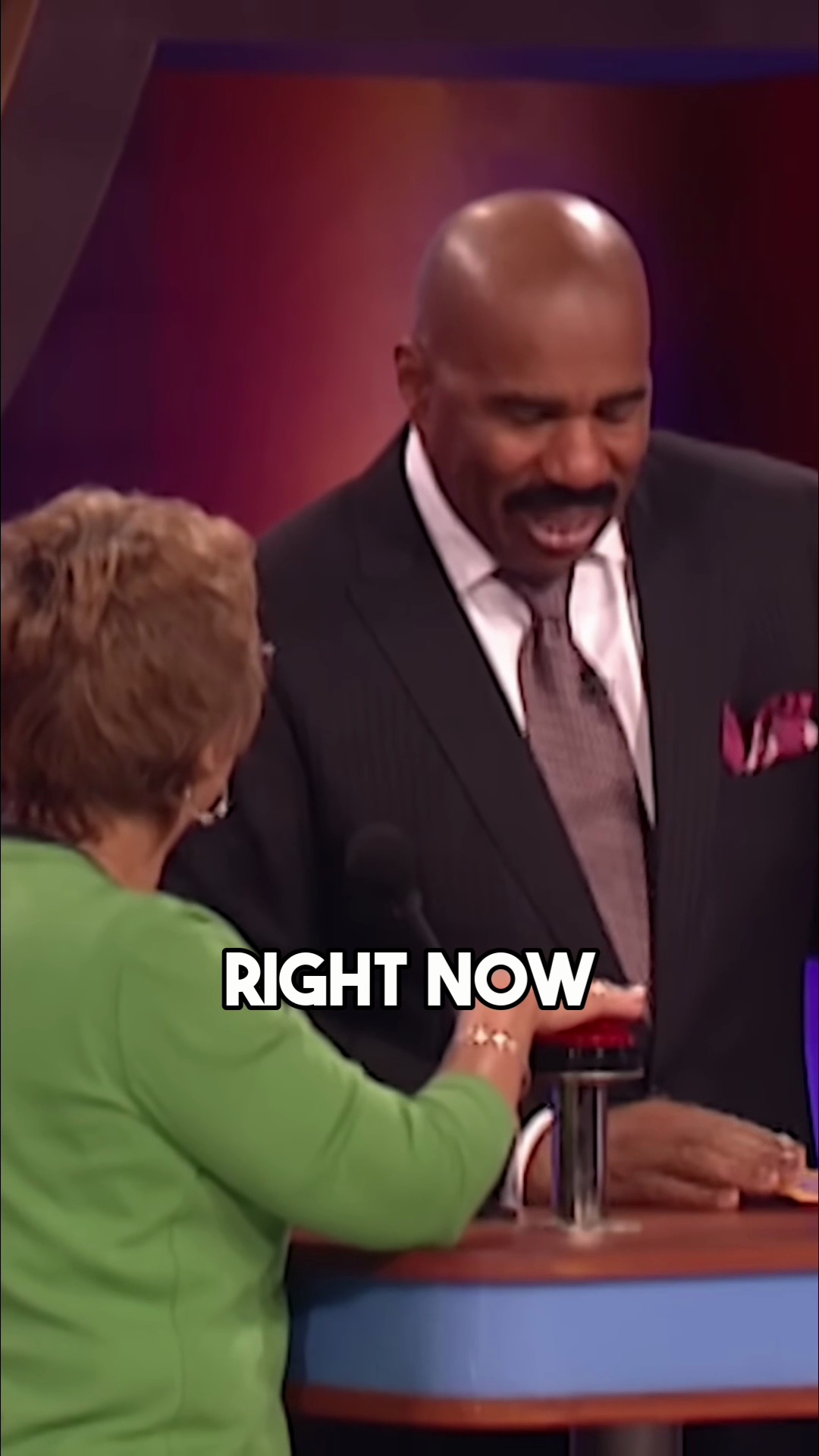Steve Harvey roasts superfan slip up on Family Feud