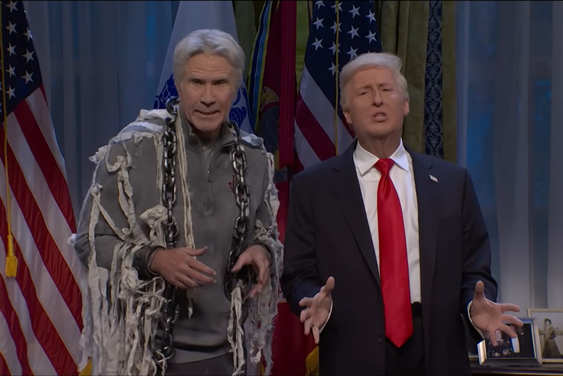 Will Ferrell returns to ‘SNL’ as Jeffrey Epstein’s ghost in wild Trump ...