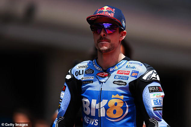 Spanish Moto GP rider is taken to hospital after brutal crash that sees ...